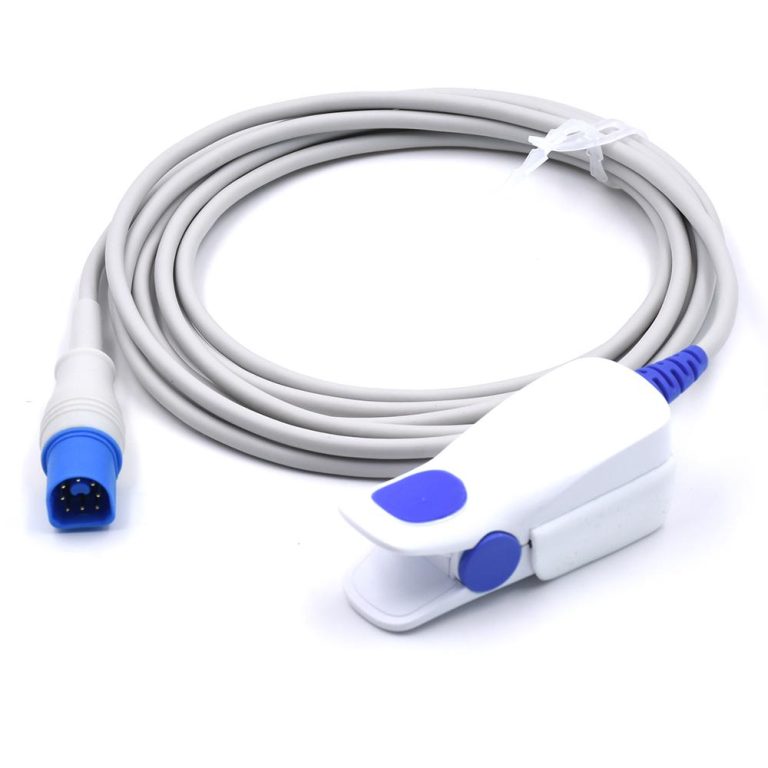 כבל סיטוראציה דגם M1196A של חברת פיליפס REUSABLE ADULT SPO2 CLIP SENSOR ...